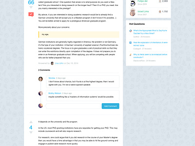 Forum - Question and Answer Page Design by Asif Aleem for Wepoke on ...