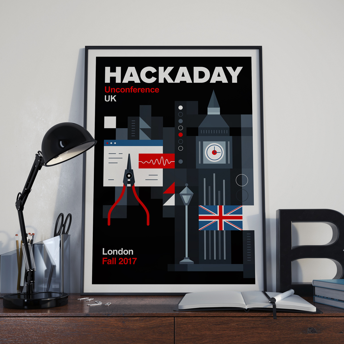 Hackaday UNC UK by Bogdan Roșu on Dribbble