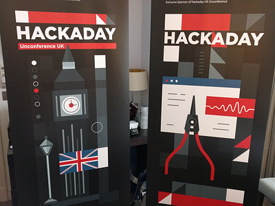 Hackaday UNC UK by Bogdan Roșu on Dribbble