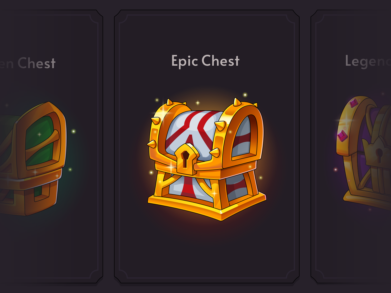 fantasy rpg chest 3 by Layer Lab on Dribbble