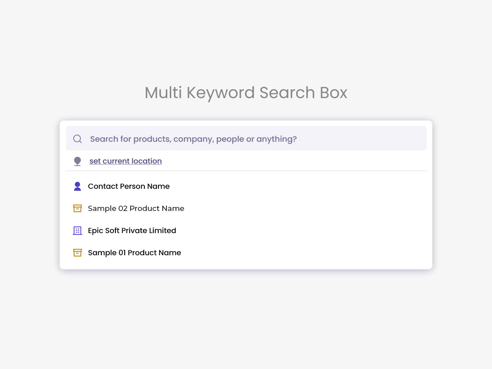 Search Box by prakash darbha on Dribbble