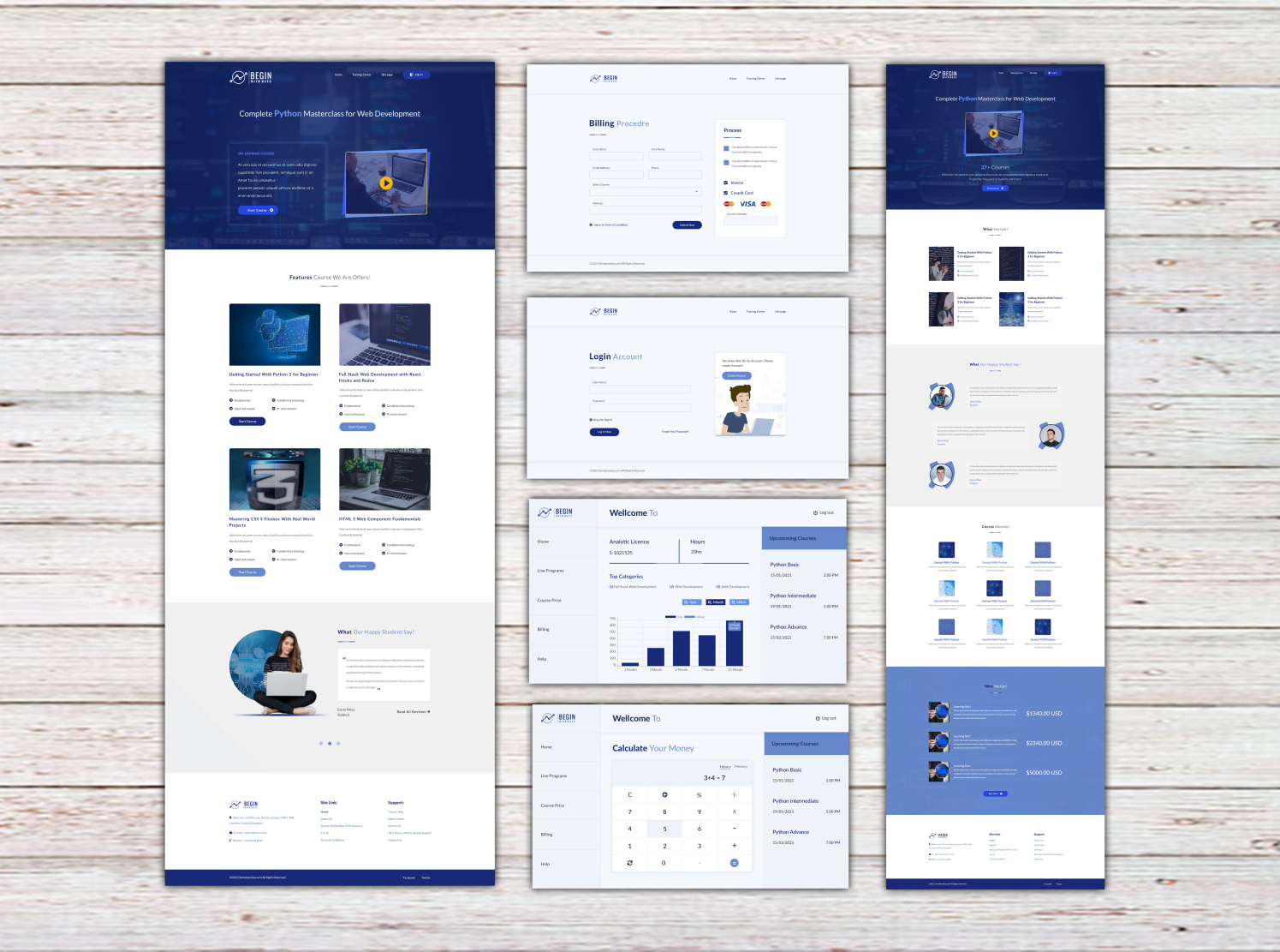 BEGIN WITH DATA WEBSITE UI DESIGN by jewel on Dribbble