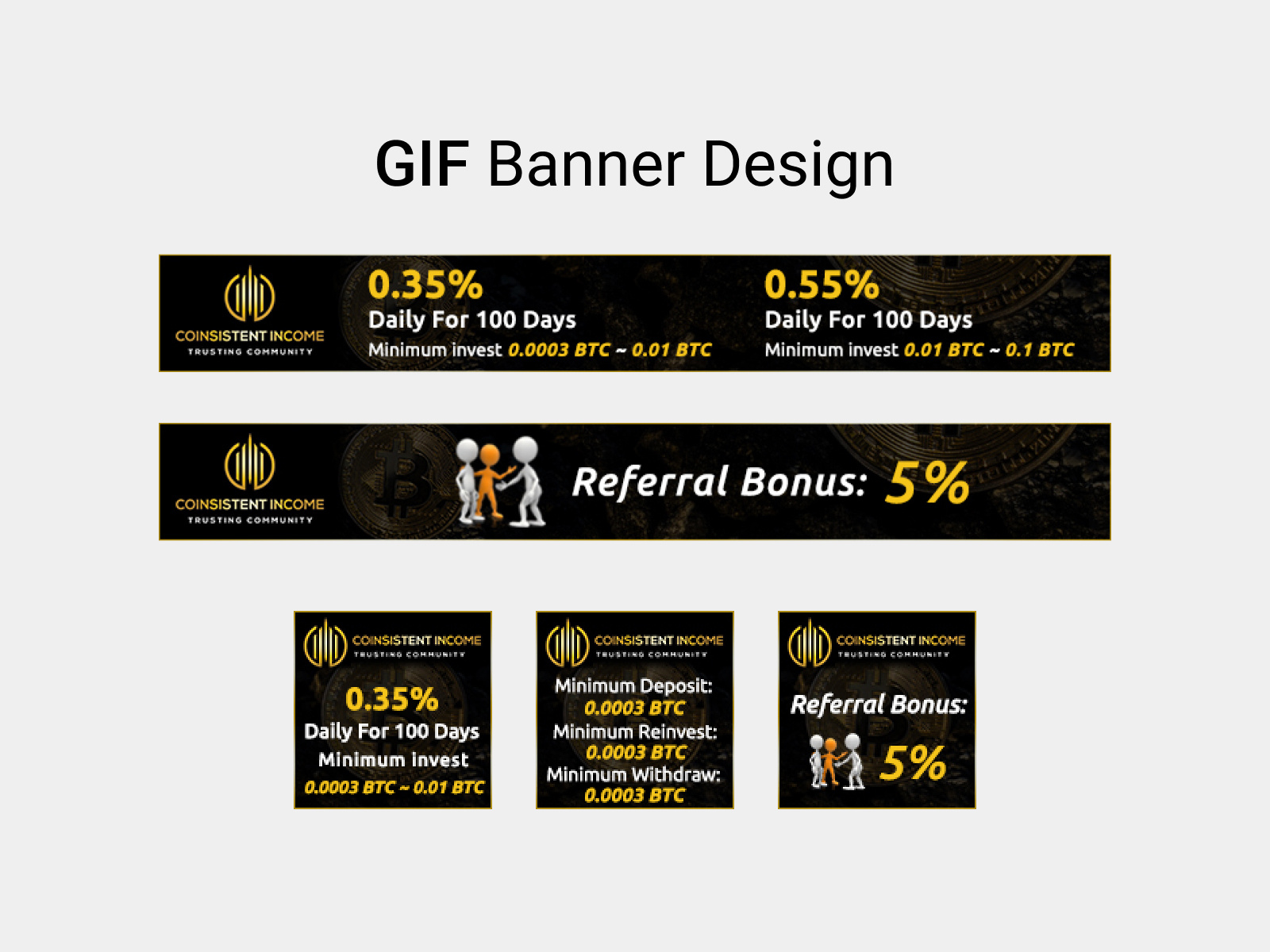 Gif Banner Design by jewel on Dribbble
