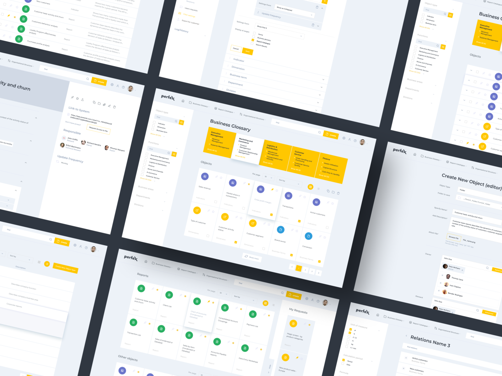 UX UI design for data analytics and report web platform by Eugene ...