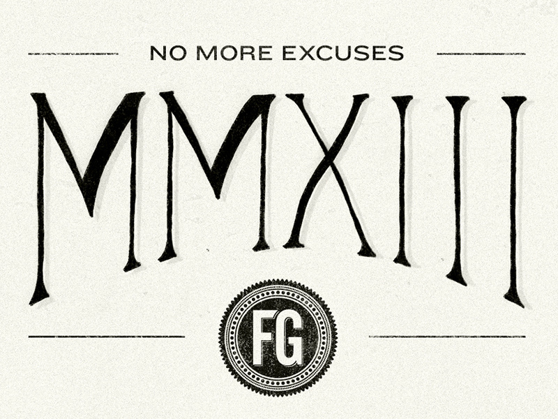 January 2013 Wallpaper MMXIII by Franz Jeitz on Dribbble