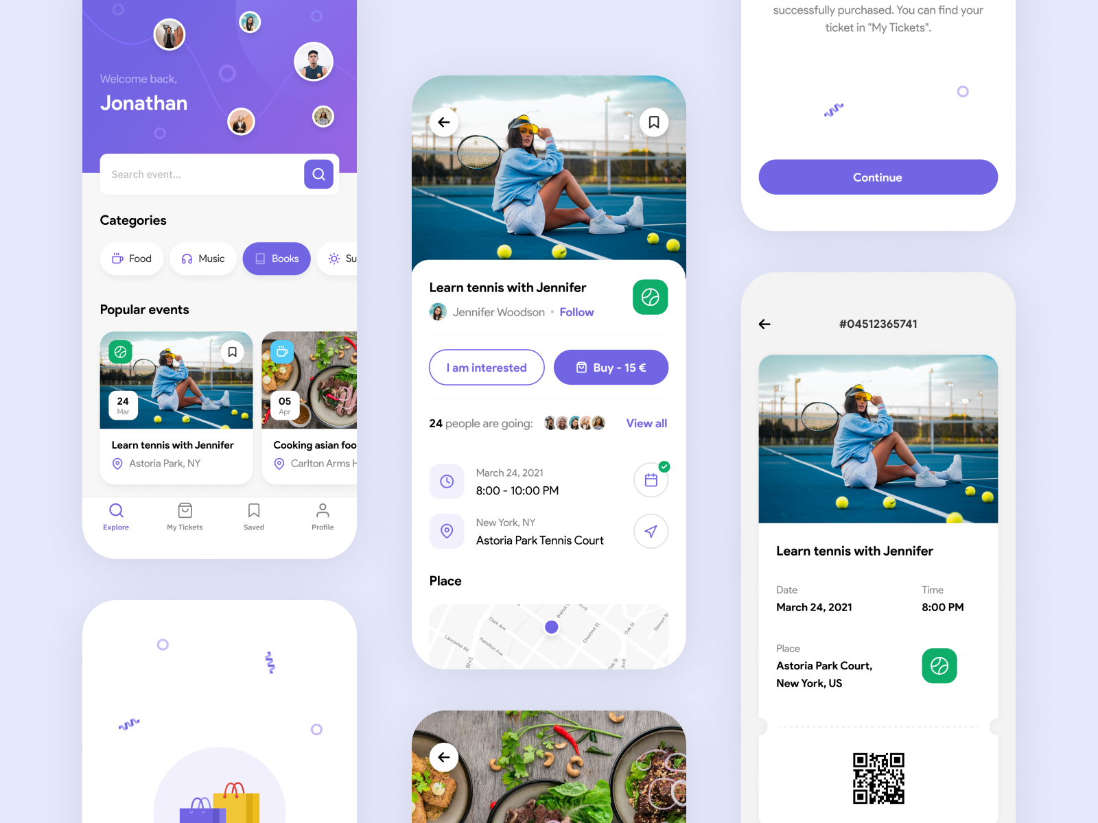 Event App by Radovan Tucek on Dribbble