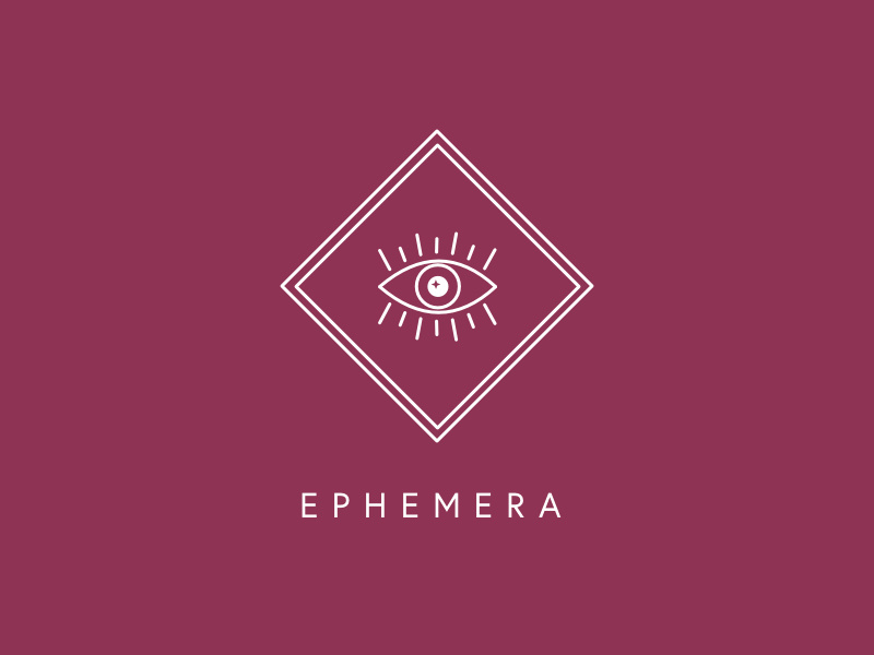 Ephemera Logo by Leila Howell on Dribbble