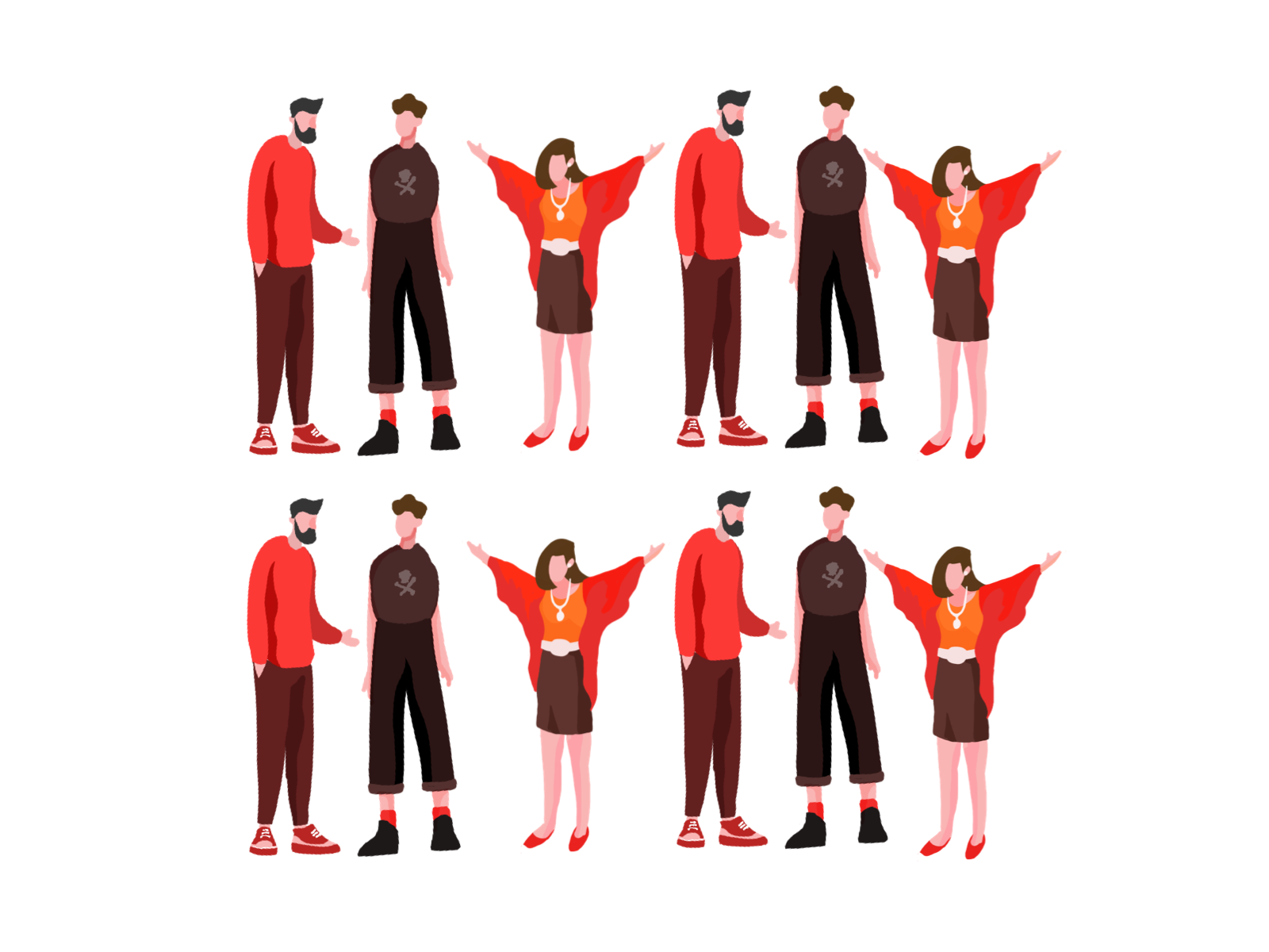 People by Luno Dunk on Dribbble