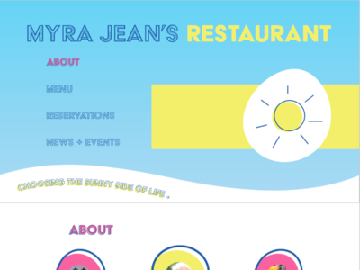 Myra Jean's - WEB by Liliana Abraham on Dribbble
