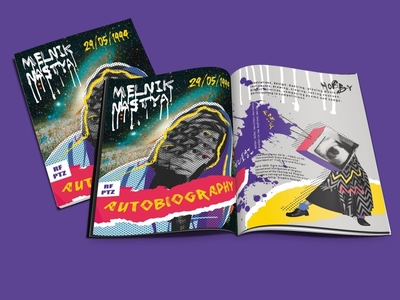 Short biography - journal article by Anastasia M. on Dribbble