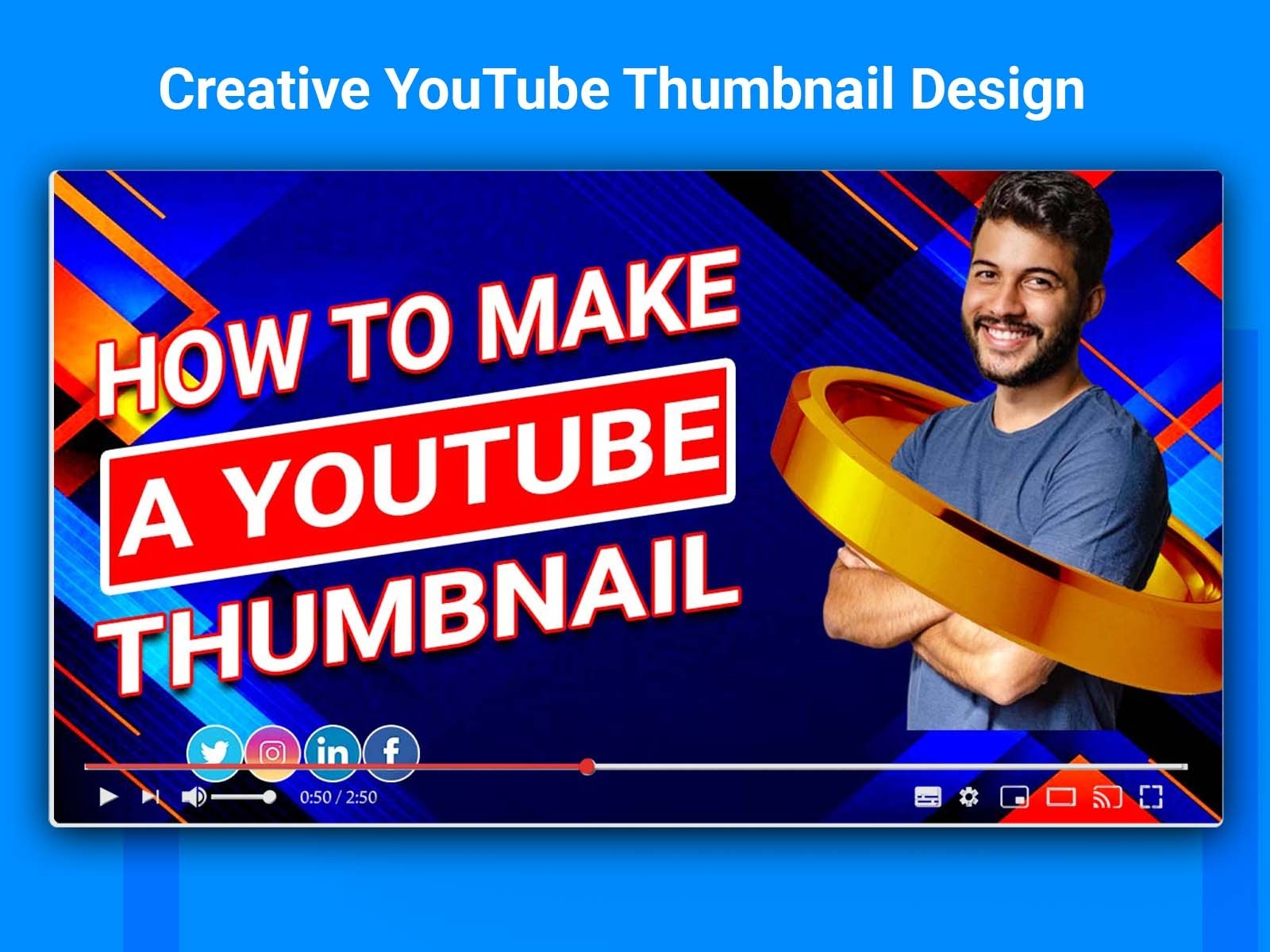 Creative YouTube Thumbnail Design by MD. SHAHA ALAM on Dribbble