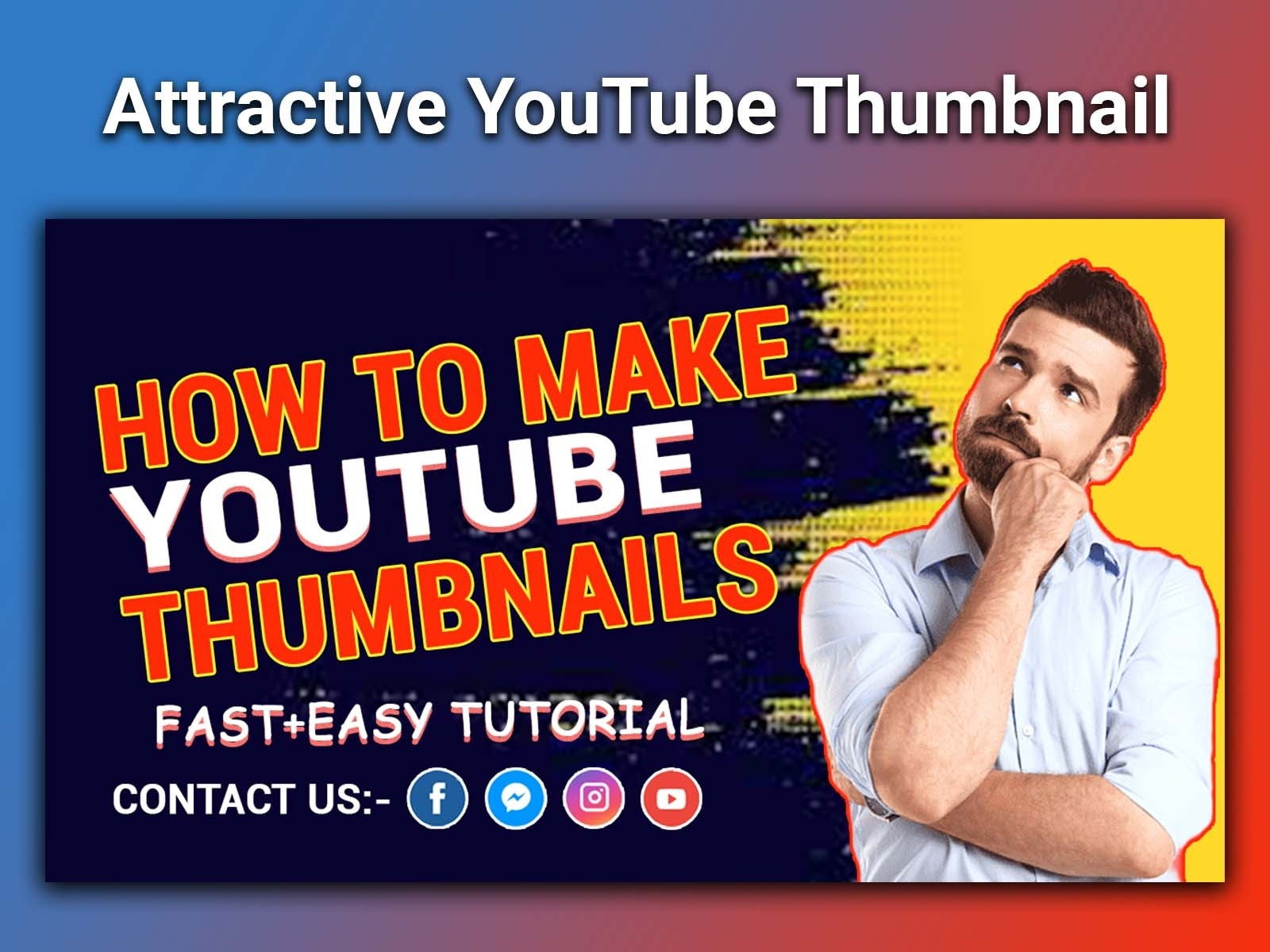 Creative YouTube Thumbnail Design by MD. SHAHA ALAM on Dribbble