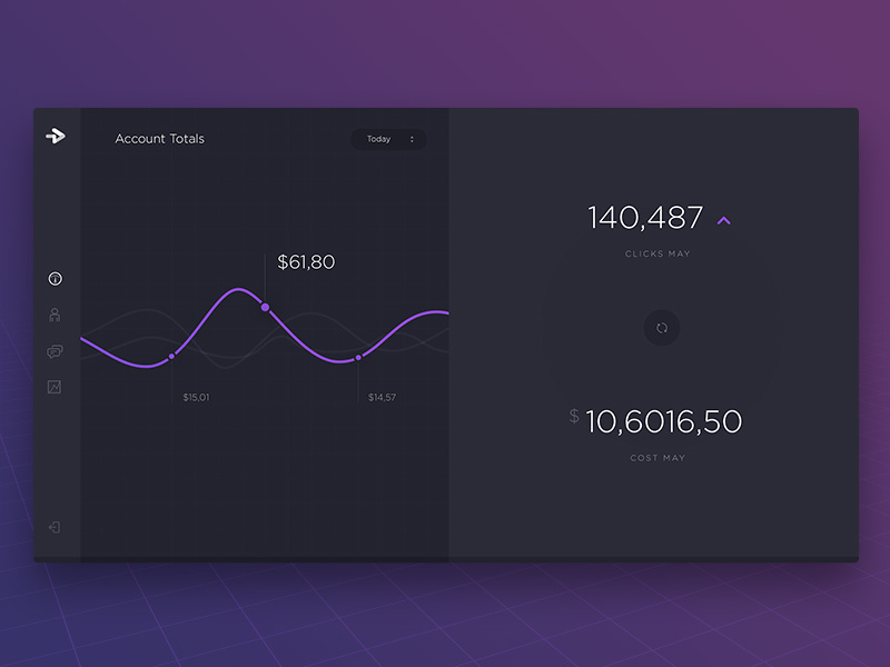 dashboard for slider by Ruslan Siiz on Dribbble