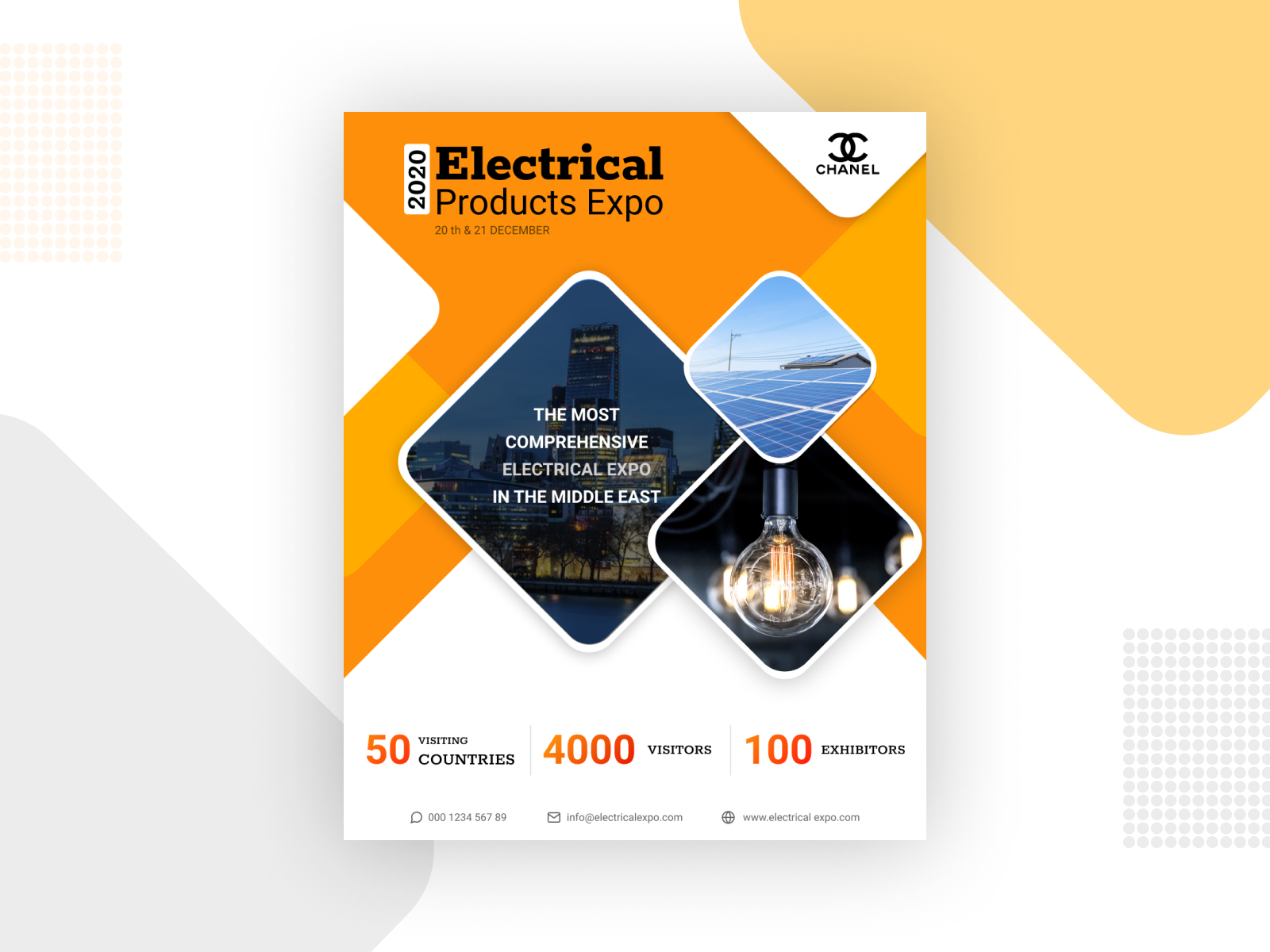 Flyer Design for Electrical Product's Expo 2020 by Siddhardha Malla on ...