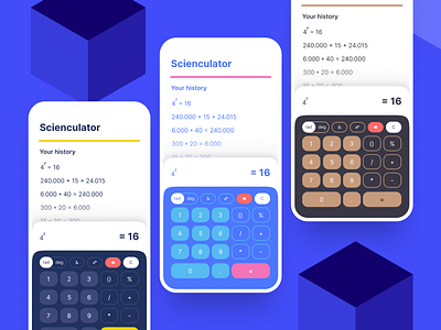 Calculator UI by Rizky Firman Syah on Dribbble