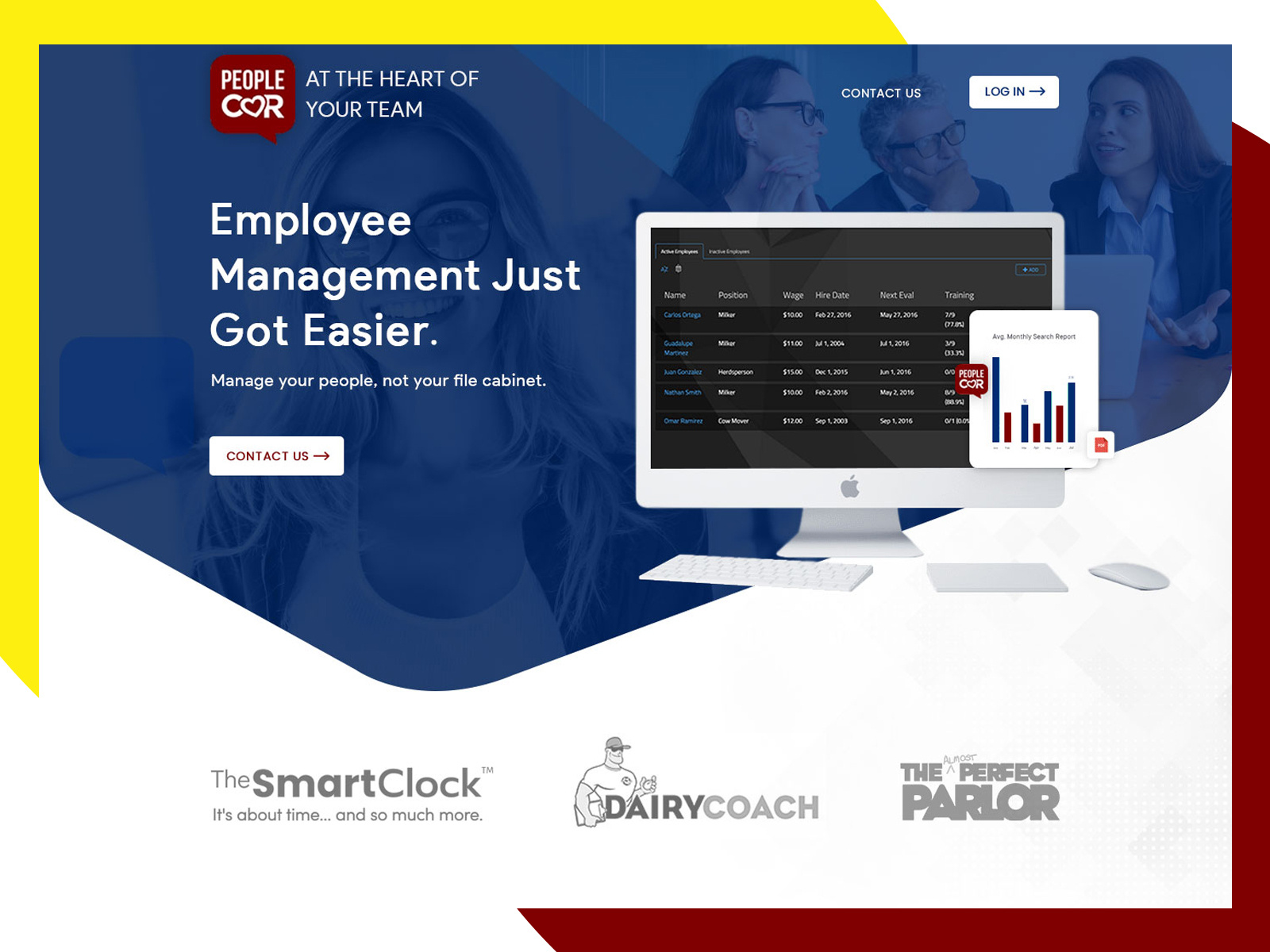Employee Management Website Design by Ogma Conceptions on Dribbble