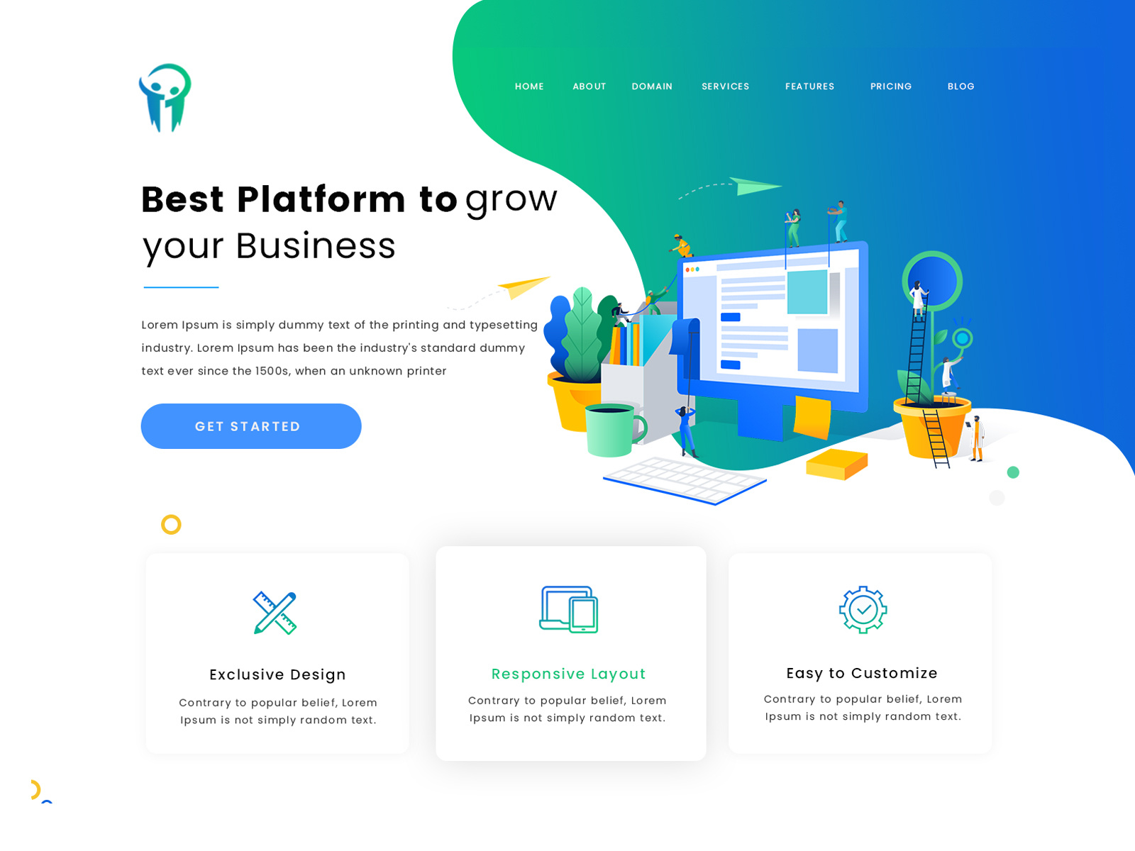 Business Platform Website Design by Ogma Conceptions on Dribbble