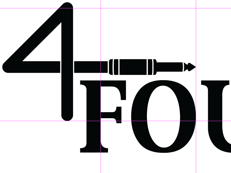 "4Four" Music Blog Logo by Josiah Ford on Dribbble