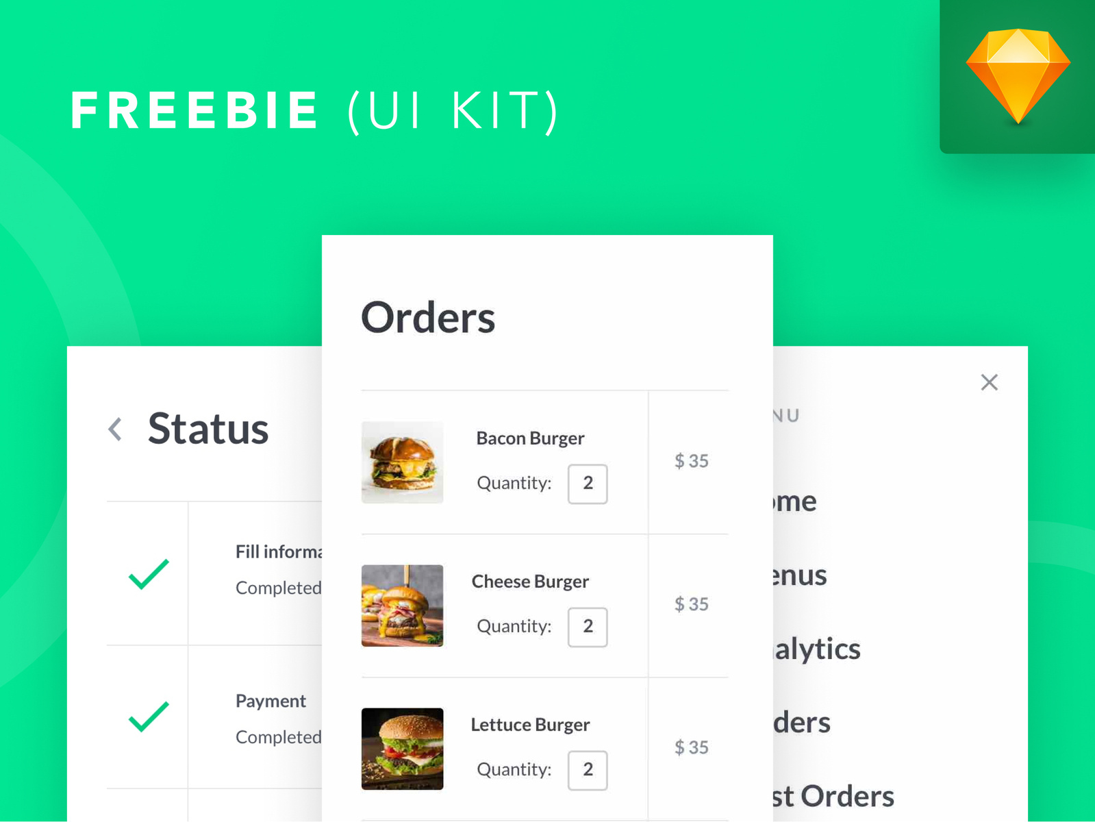 Freebie: iOS UI Kit by Pierluigi Giglio on Dribbble