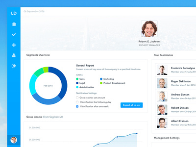 UI Personal Profile by Pierluigi Giglio - Dribbble