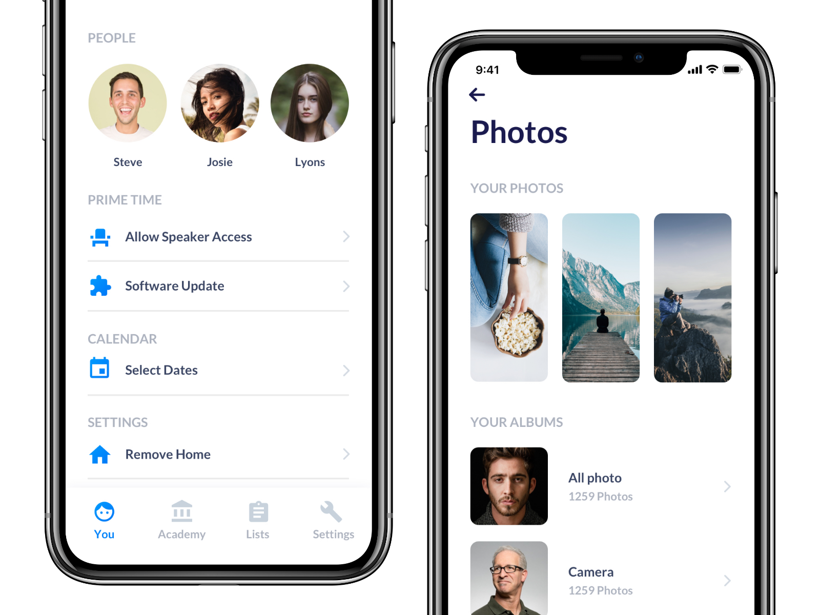 Photo Gallery flow: iOS App UI Design by Pierluigi Giglio on Dribbble