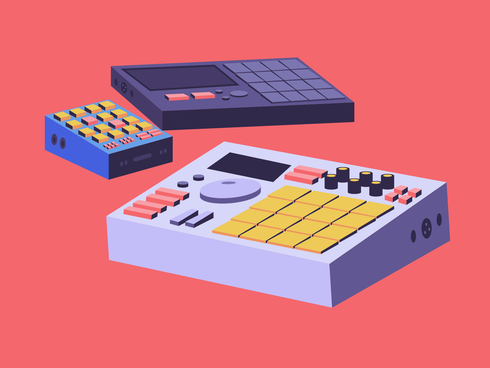 Drum Machines by Pedro Alvarez on Dribbble
