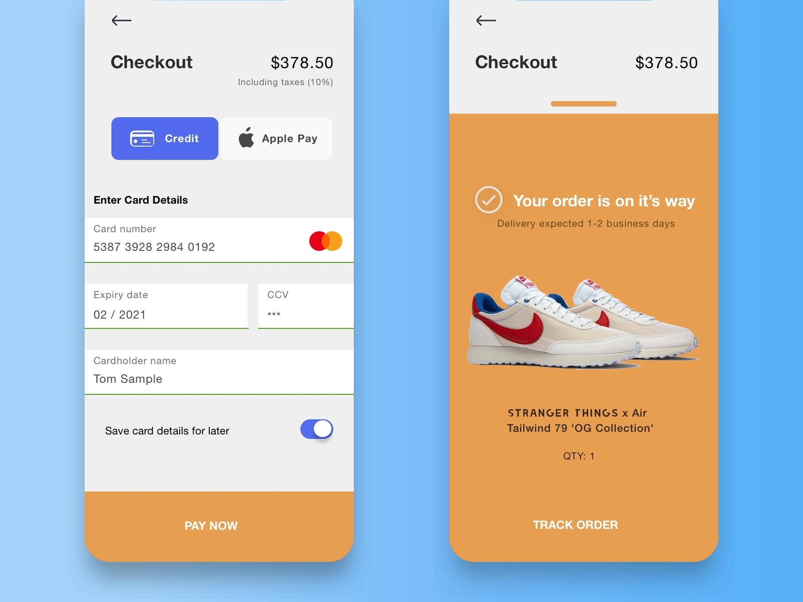 Checkout Design by Samantha Saengpan on Dribbble