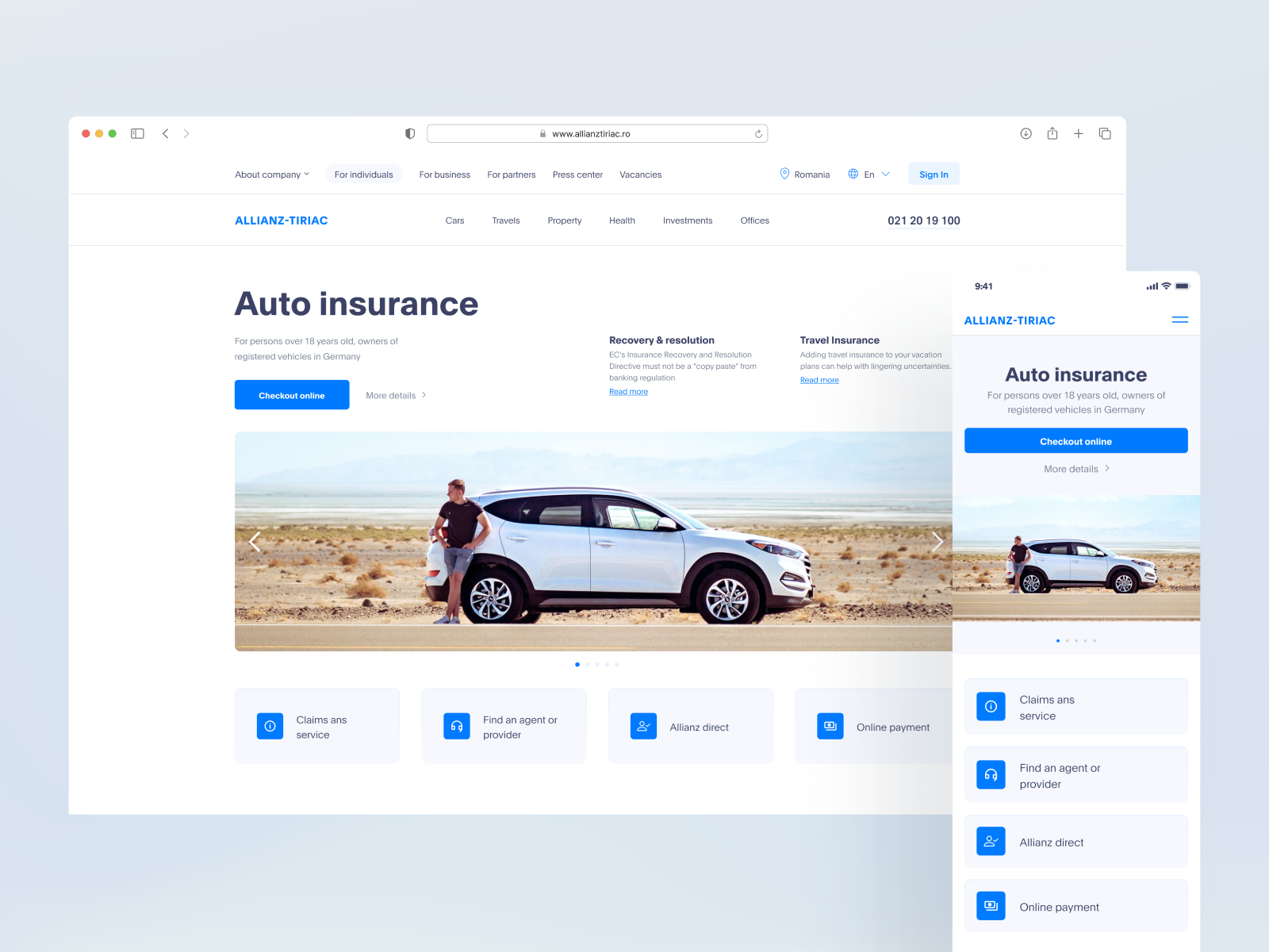 UX Case insurance company by Anna Donets on Dribbble
