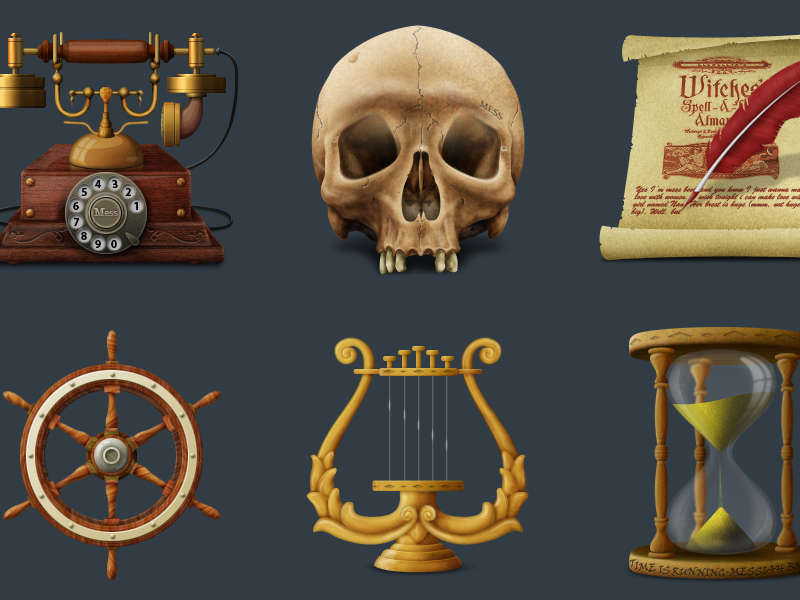 Outdated Icons by Mess on Dribbble