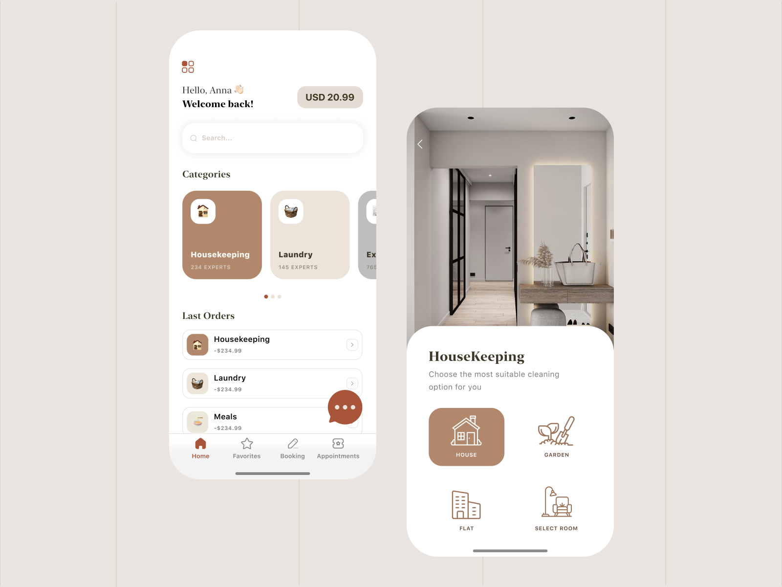 House Cleaning Service App by Anastasiia on Dribbble