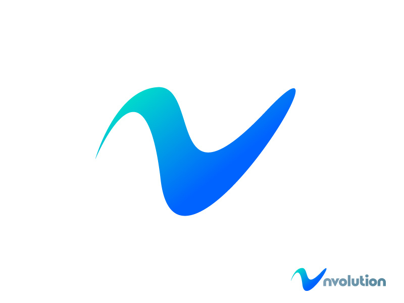 Evolve Evolution Logo Design Concept | N + V Letter Monogram by Logo ...