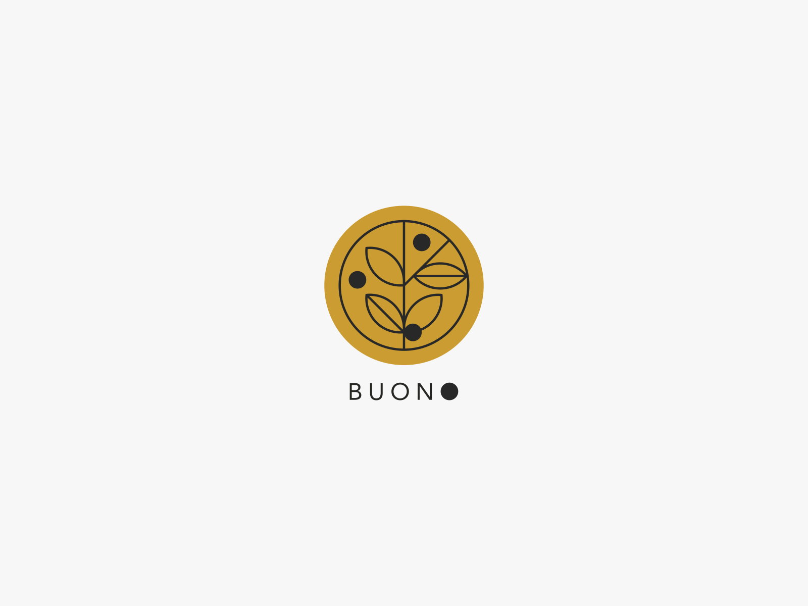Logo design for Buono by Paulina Szczepanek on Dribbble