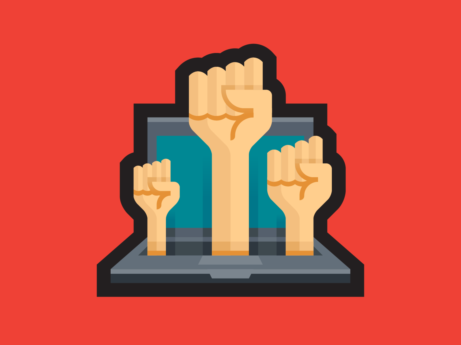 Hacktivism by Jojo Mendoza on Dribbble