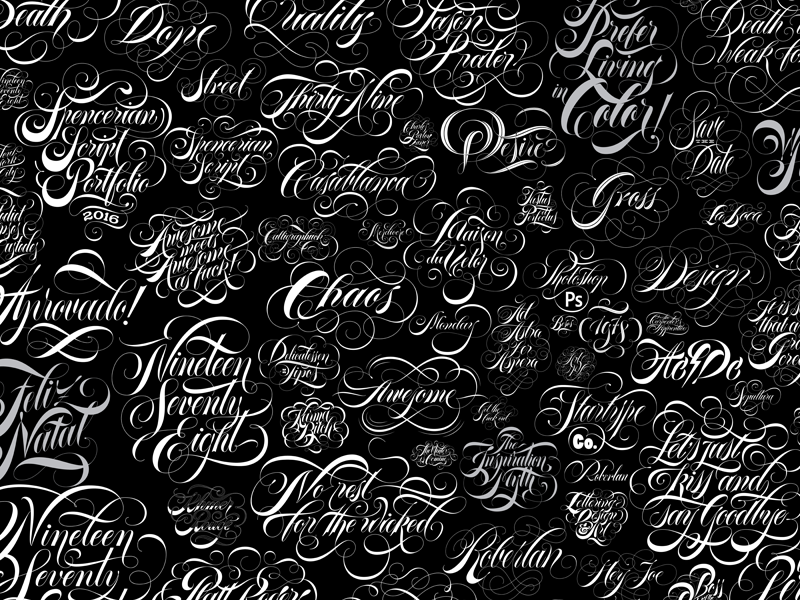 Spencerian by Roberlan Borges Paresqui on Dribbble