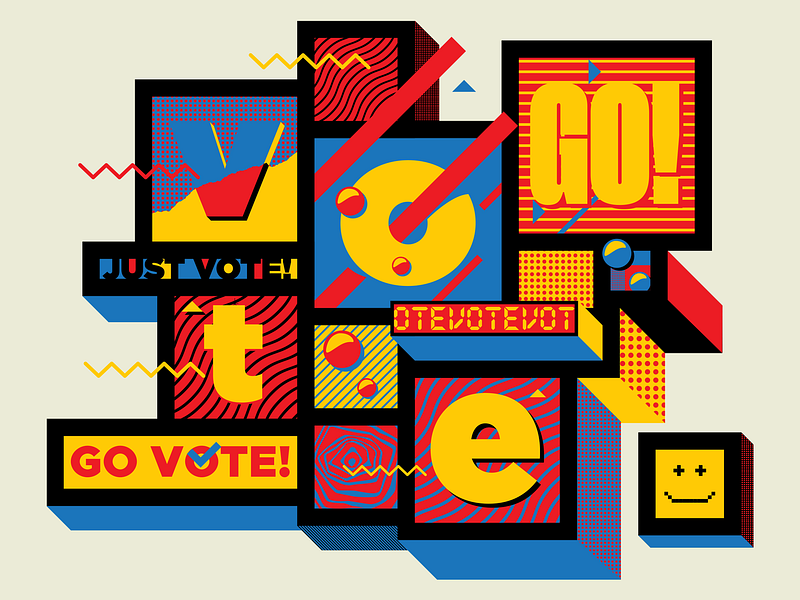 Go vote! by Roberlan Borges Paresqui on Dribbble