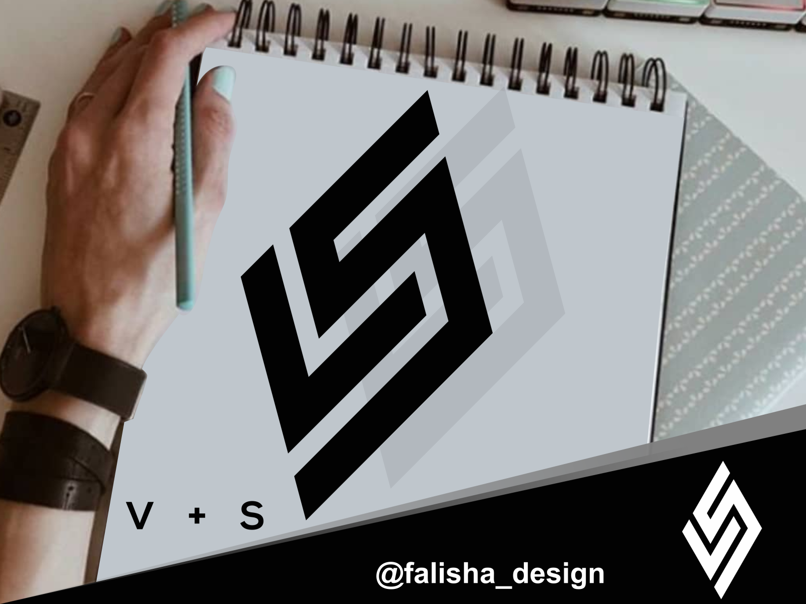 vs logo by logo_mossion on Dribbble