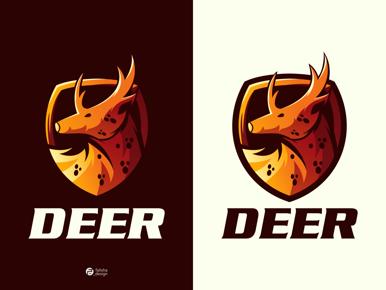 deer logo by logo_mossion on Dribbble