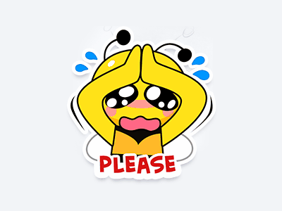 Please~ (;≧Д≦)y by heynic.com on Dribbble