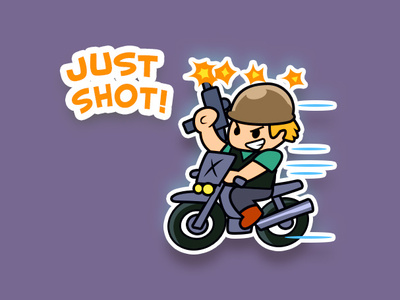 Sticker Shot more work by heynic.com on Dribbble