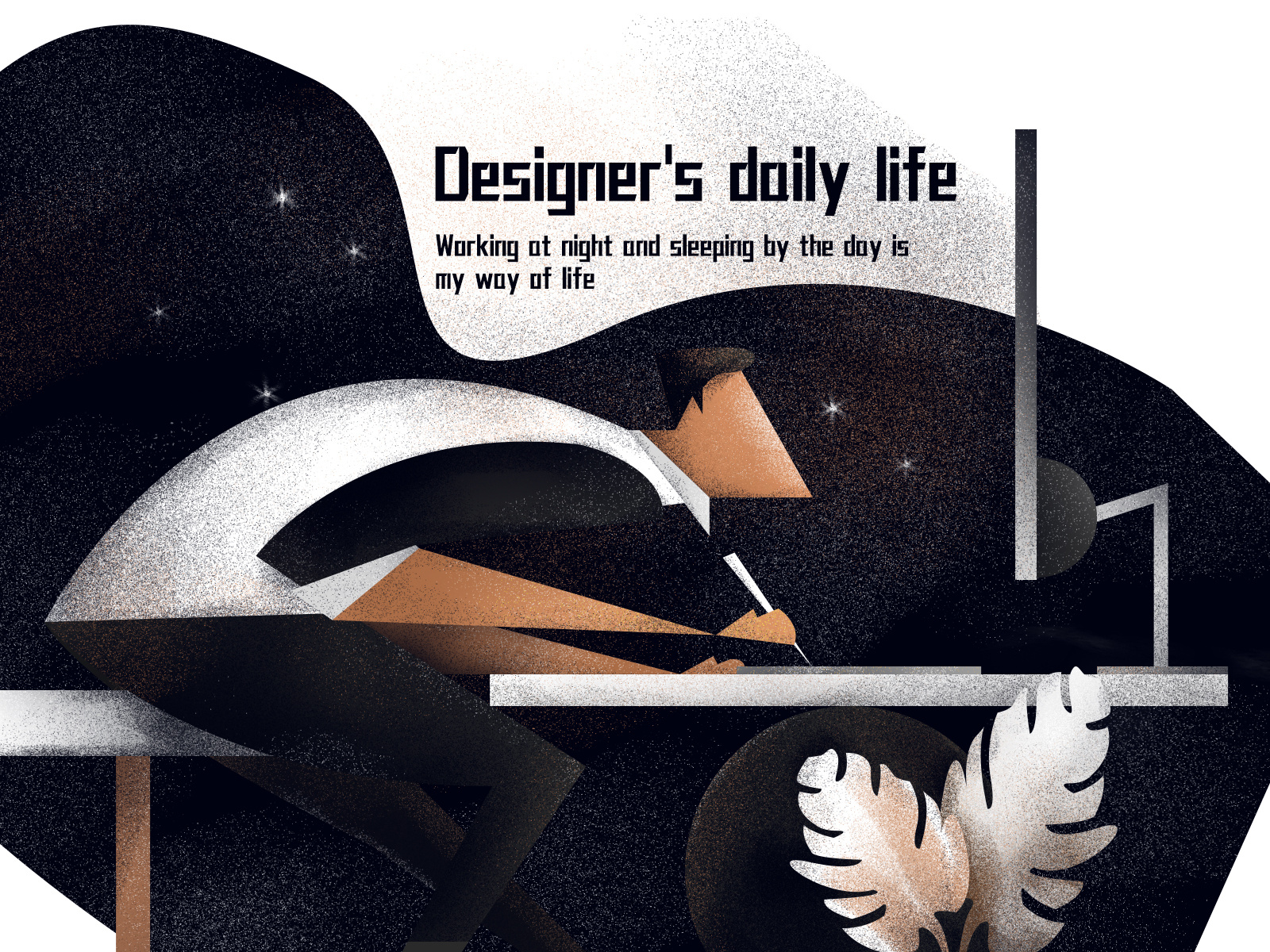 Designer's daily life by 邓子烨 on Dribbble