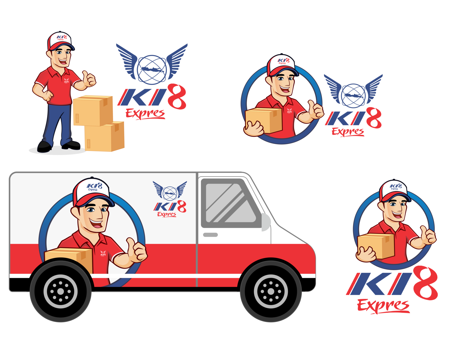 Mascot for Ki8 by Ihwan ma'ruf hidayah_Vallone Art on Dribbble