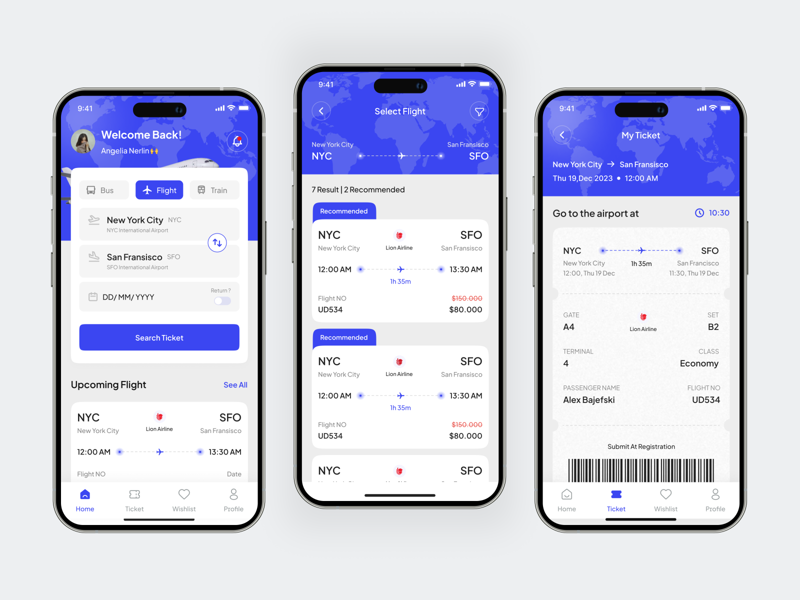 FareGo - Booking Ticket App by Hendri Jayadi on Dribbble