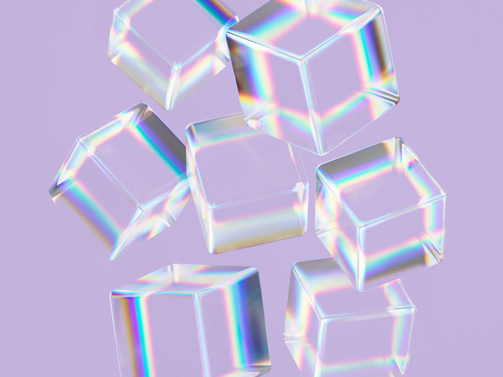 Personal project / Cinema 4D + Redshift glass dispersion by Larysa ...