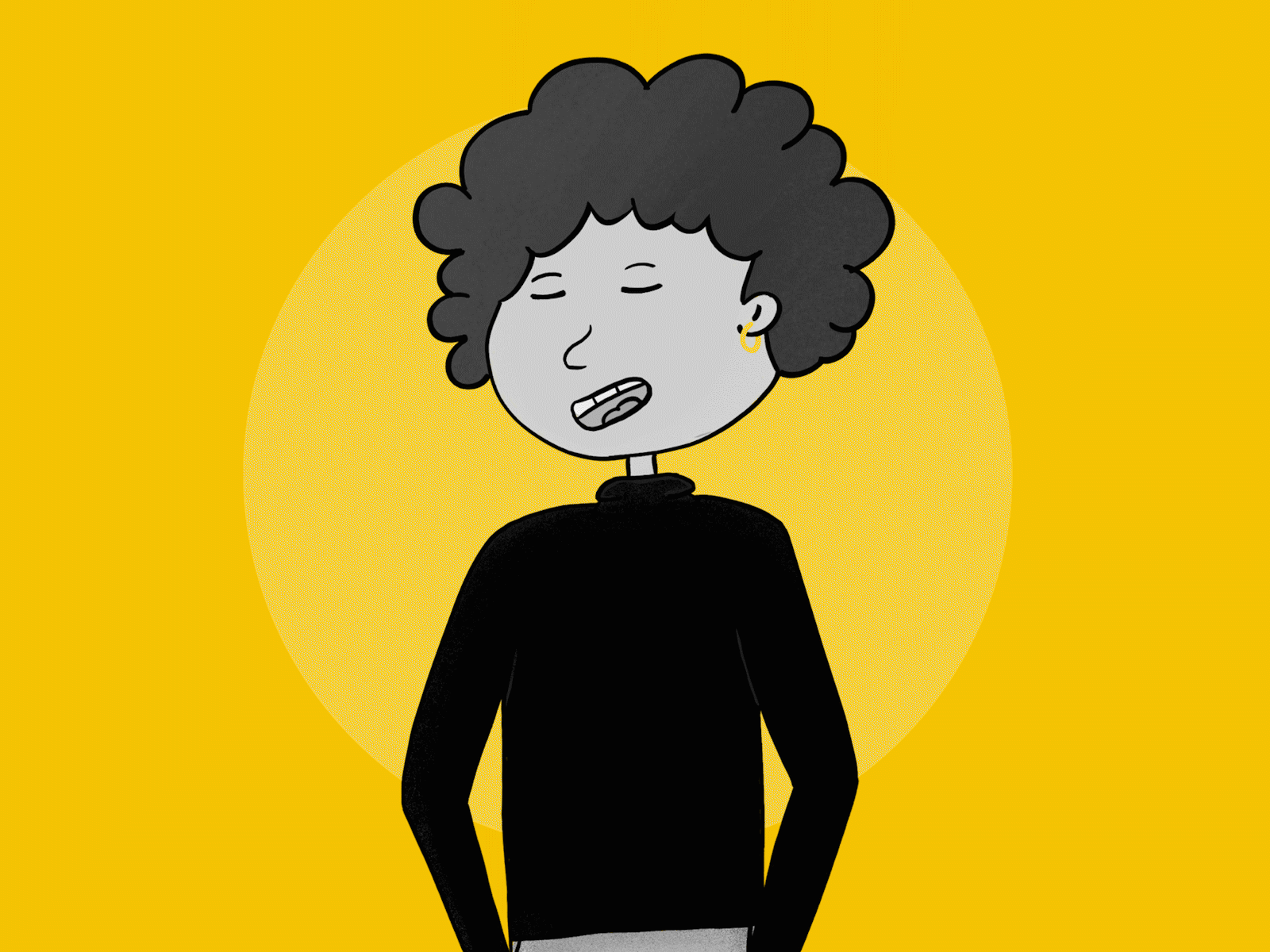 Blinking Girl - Frame By Frame Animation by Aayush Gupta on Dribbble