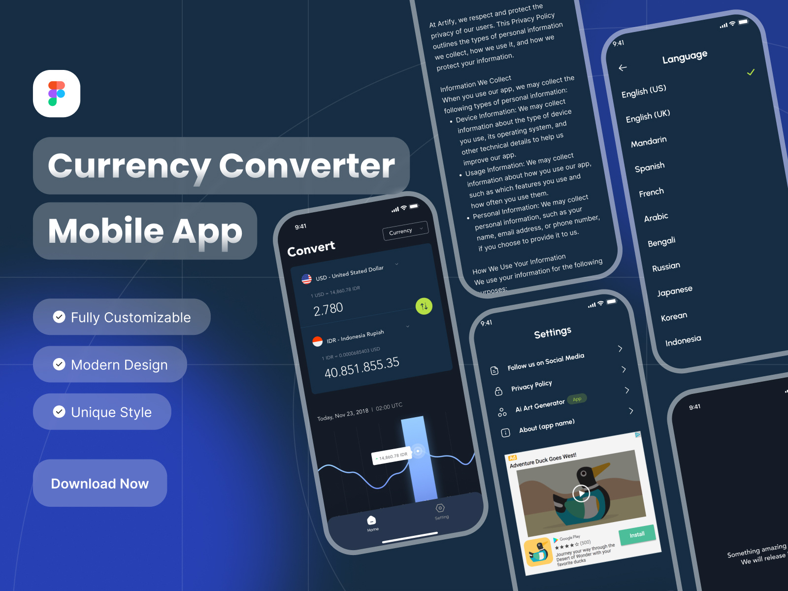 Currency Converter Mobile App Design by Muhammad Inam on Dribbble