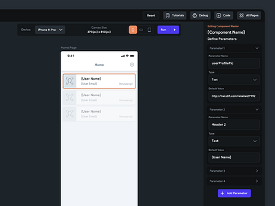 Flutterflow - No Code Builder for Flutter Apps by Andrew Daniels for Kaleo Design on Dribbble