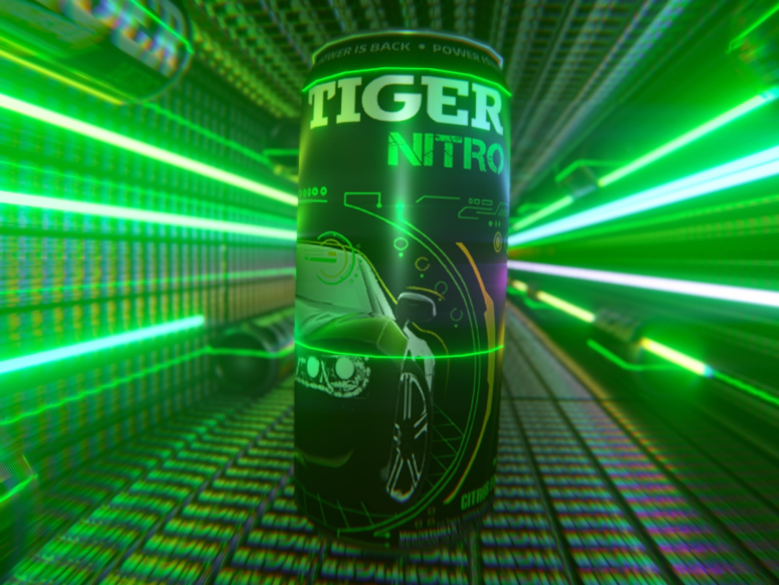 Tiger_nitro_3D_animation by Marcin on Dribbble