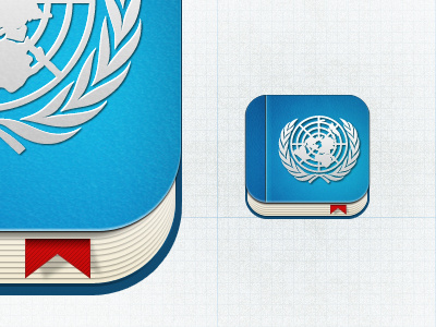 UN news Icon by Felipe Luize on Dribbble