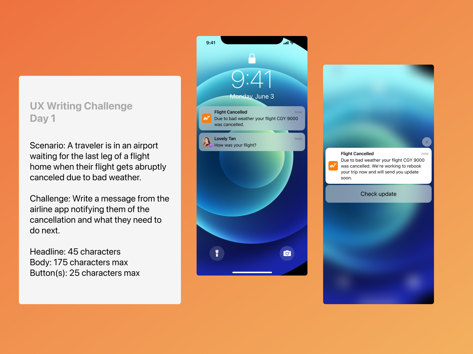 Daily UX Writing Day 1 Flight Cancellation By Marlon Camongay On Dribbble daily-ux-writing-day-1-flight-cancellation-by-marlon-camongay-on-dribbble