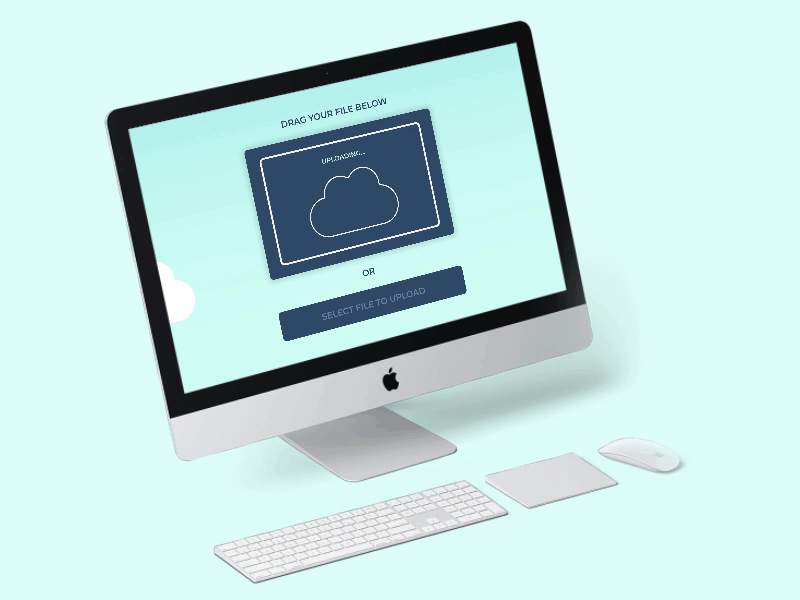 Cloud Loading Screen by Peter Glanting on Dribbble